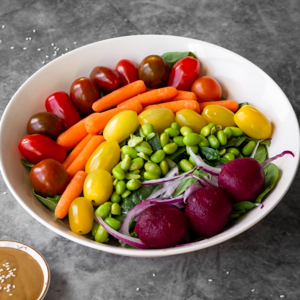 Rainbow Buddha Bowl Recipe — The Simple Sprinkle