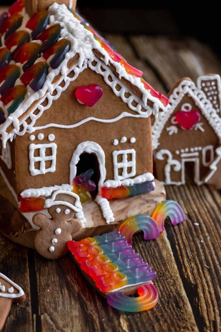 Rainbow Gingerbread House — The Simple Sprinkle