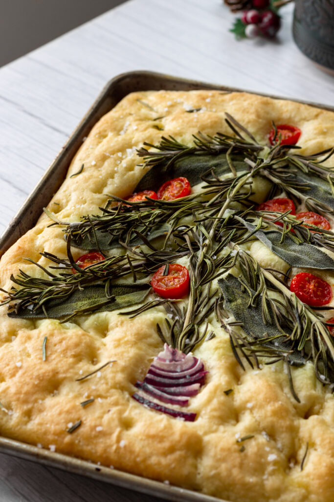 Christmas Focaccia — The Simple Sprinkle
