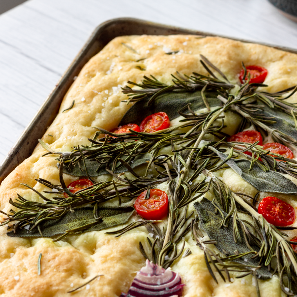Christmas Focaccia – The Simple Sprinkle