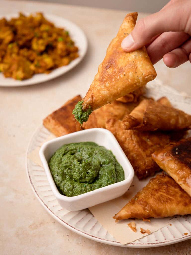 Cocktail Samosas — The Simple Sprinkle